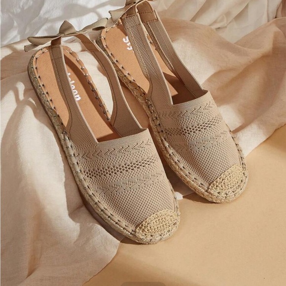 Cuccoo | Shoes | Cuckoos Tan Espadrille Sling Back Casual Sandals ...